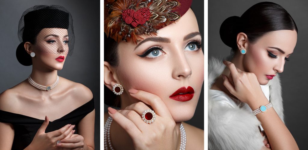 Retro beauty photoshoot retouch - style, glamour and charm