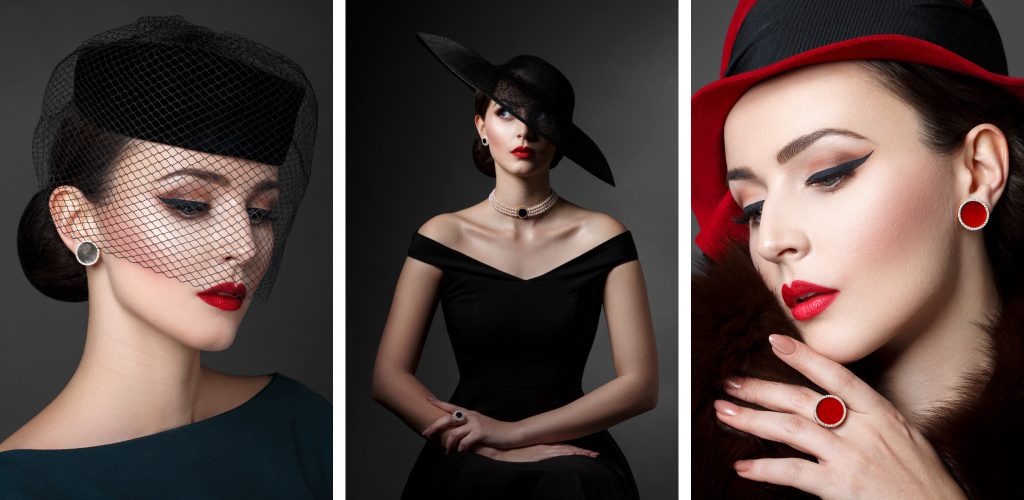 Retro beauty photoshoot retouch - style, glamour and charm